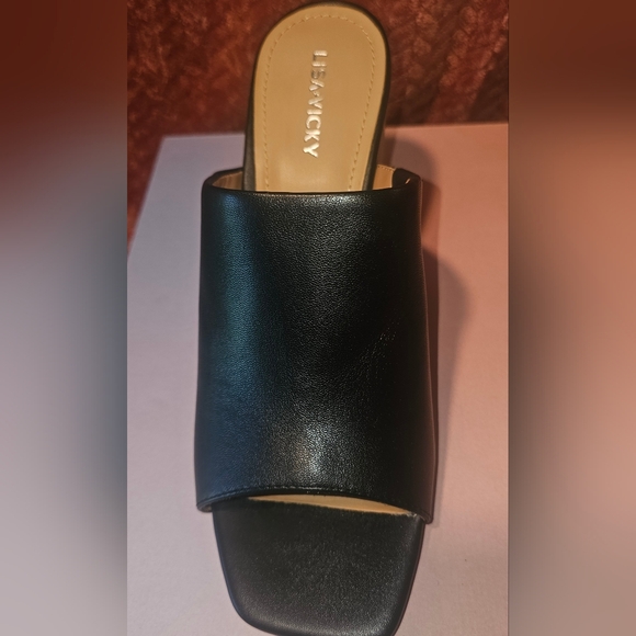 Lisa Vicky | Shoes | Lisa Vicky Virtue Black Slipon Mules With Open Toe ...